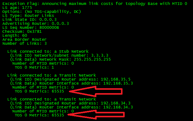 OSPF Stub Router Advertisement and Graceful Shutdown – R&S Journey